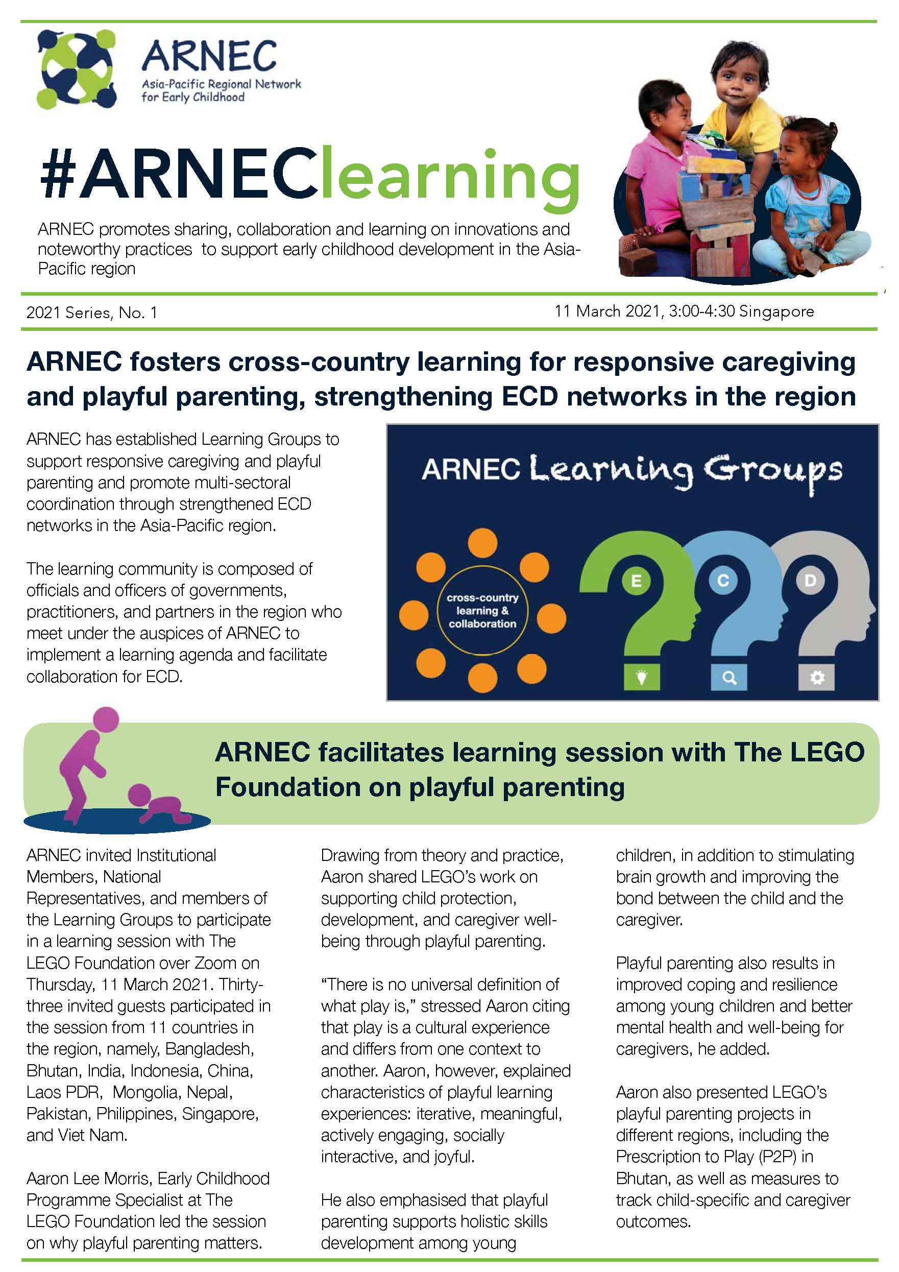 Learning session on playful parenting held | ARNEC